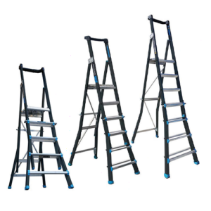 The Platforma - Adjustable Fiberglass Platform Ladder