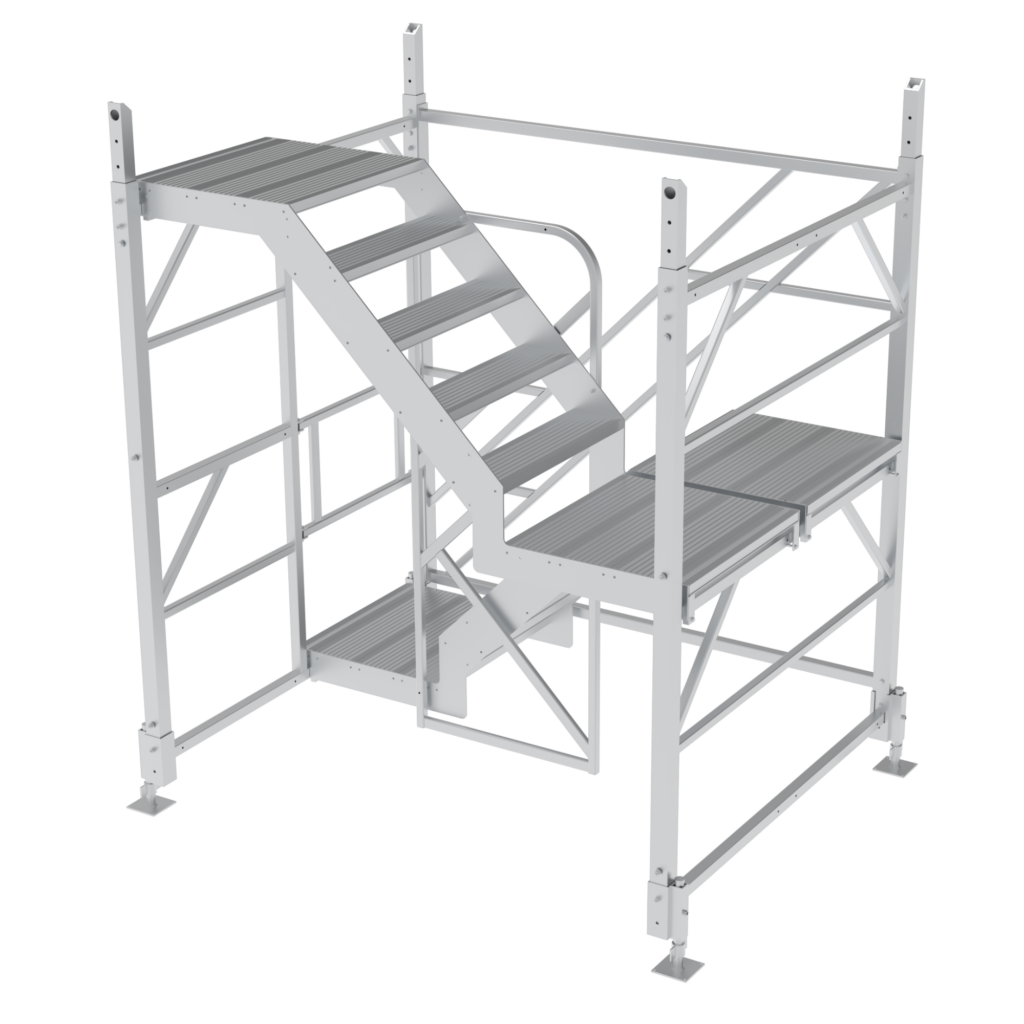 Modular Vertical Stair Tower & System - Z-Stack | SafeSmart Access