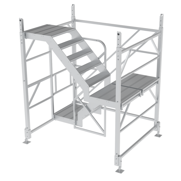 Modular Vertical Stair Tower & System - Z-Stack | SafeSmart Access