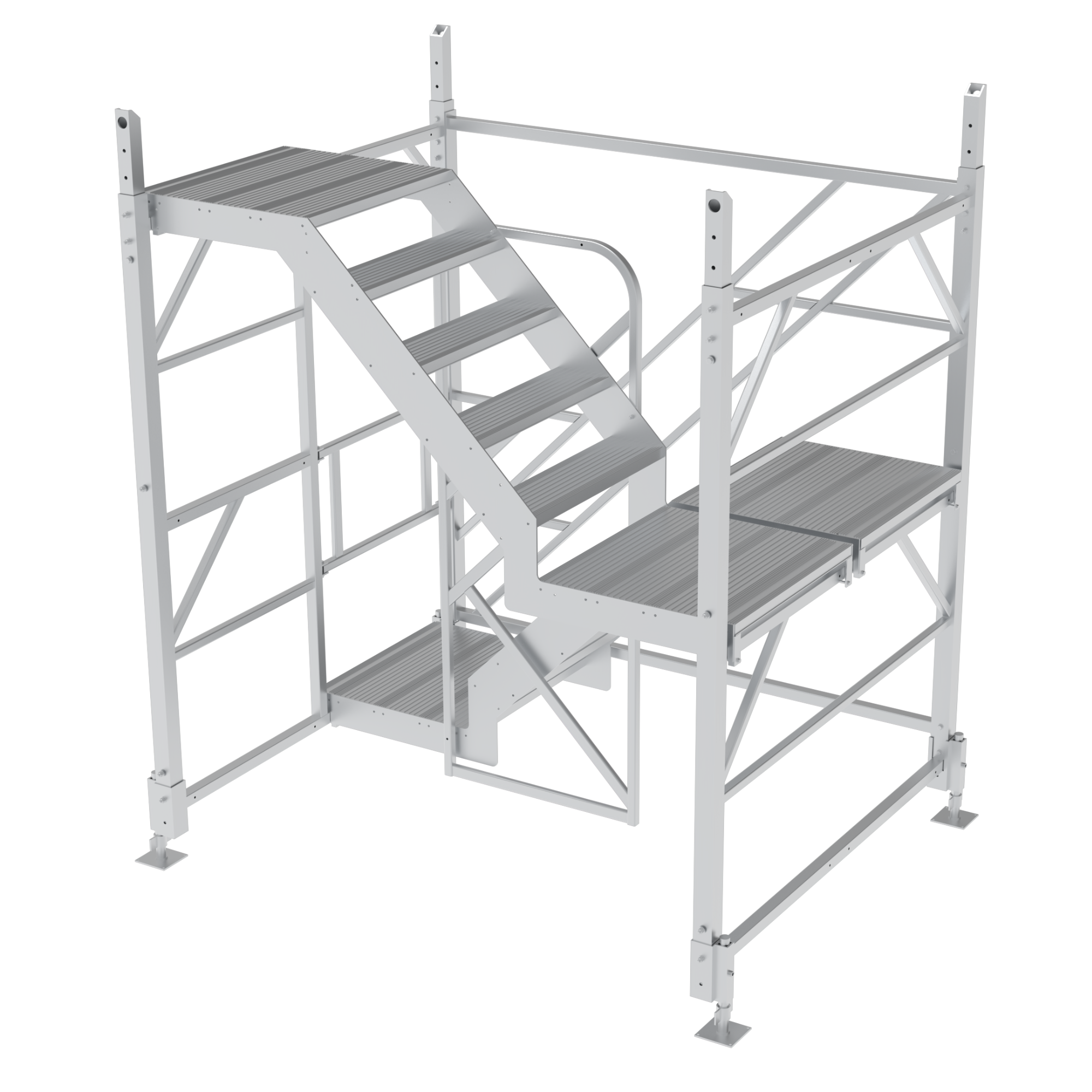 Modular Vertical Stair Tower & System - Z-Stack | SafeSmart Access