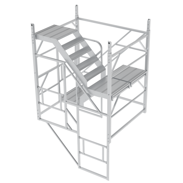 Modular Vertical Stair Tower & System - Z-Stack | SafeSmart Access