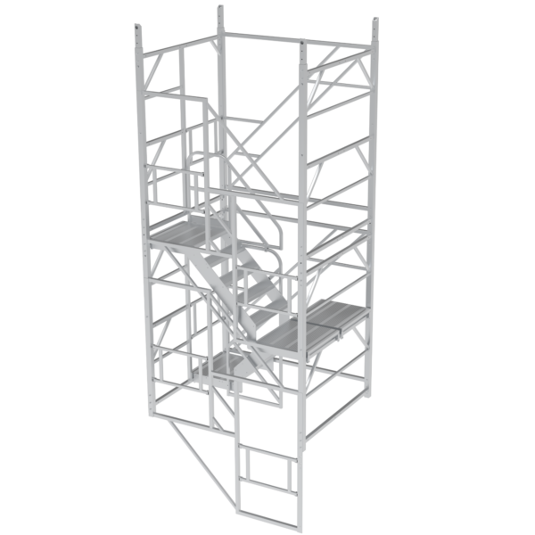Modular Vertical Stair Tower & System - Z-Stack | SafeSmart Access