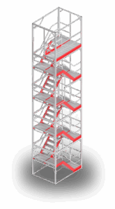 Modular Vertical Stair Tower & System - Z-Stack | SafeSmart Access