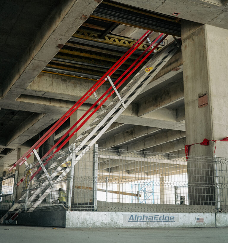 Temporary Articulating Construction Stairs - Prefab Height Adjustable ...
