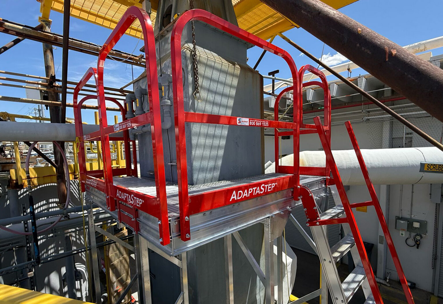 Crossover Roof Platforms & Walkway Systems - Industrial Access Stairs ...